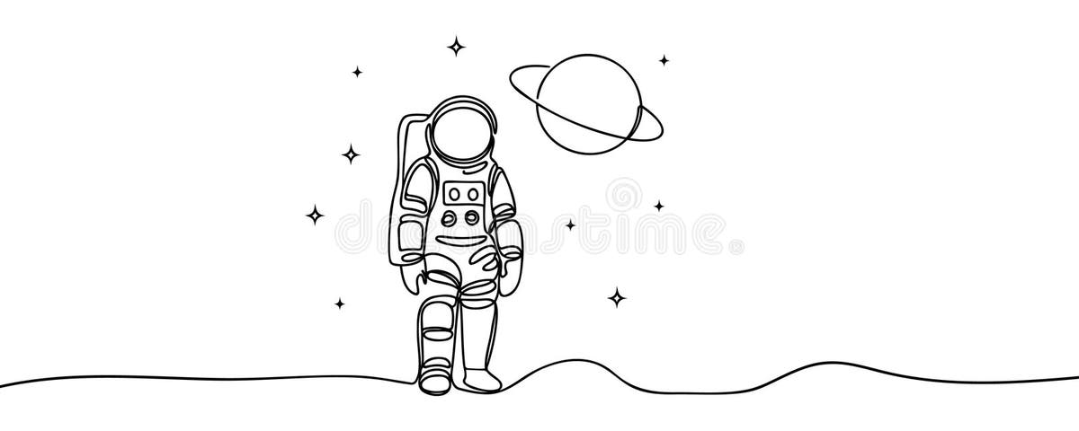Cosmonaut Drawing Stock Illustrations – 11,936 Cosmonaut Drawing Stock ...