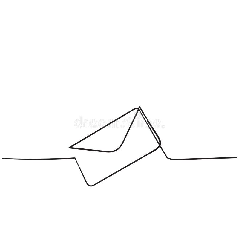 Line Drawing Send Email Stock Illustrations – 2,982 Line Drawing Send ...