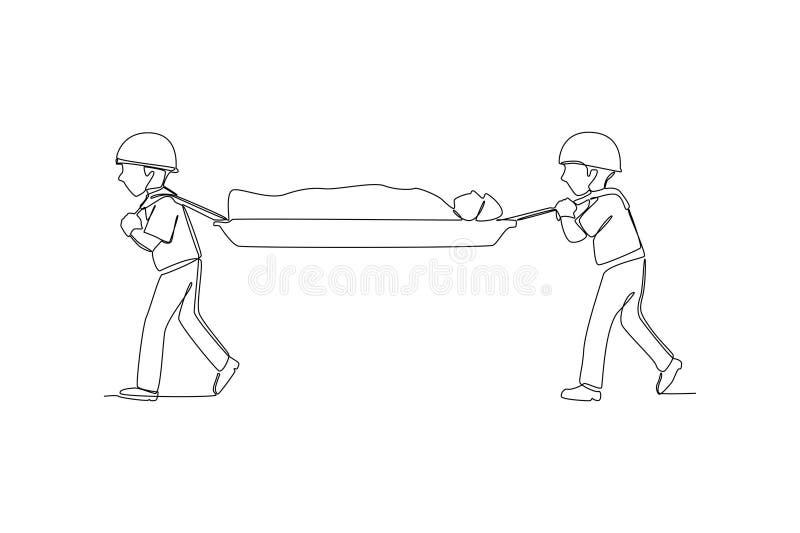 One Line Drawing Emergency Stock Illustrations – 653 One Line Drawing ...