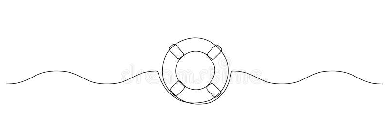 Lifeguard One Line Stock Illustrations – 113 Lifeguard One Line Stock ...