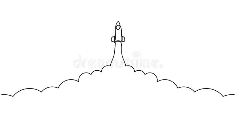 Rocket Ship Launch Sketch Stock Illustrations – 1,988 Rocket Ship ...