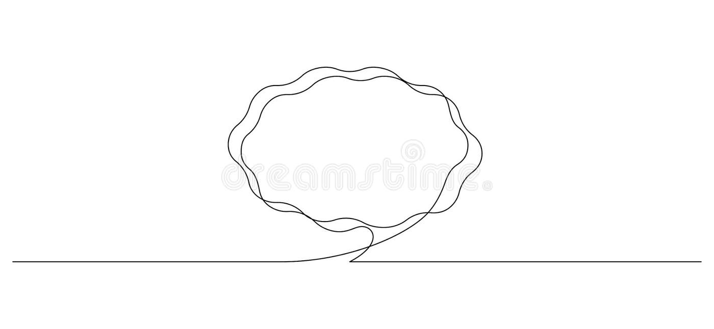 Continuous Line Drawing Chat Bubble Stock Illustrations – 327 ...