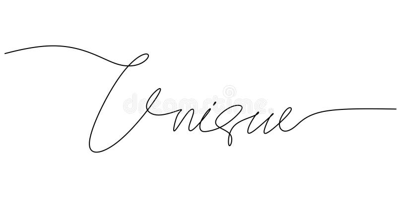 Continuous Line Drawing Word Stock Illustrations – 2,407 Continuous ...