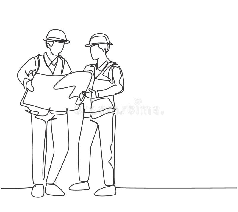 Drawing Engineer One Line Stock Illustrations – 430 Drawing Engineer ...