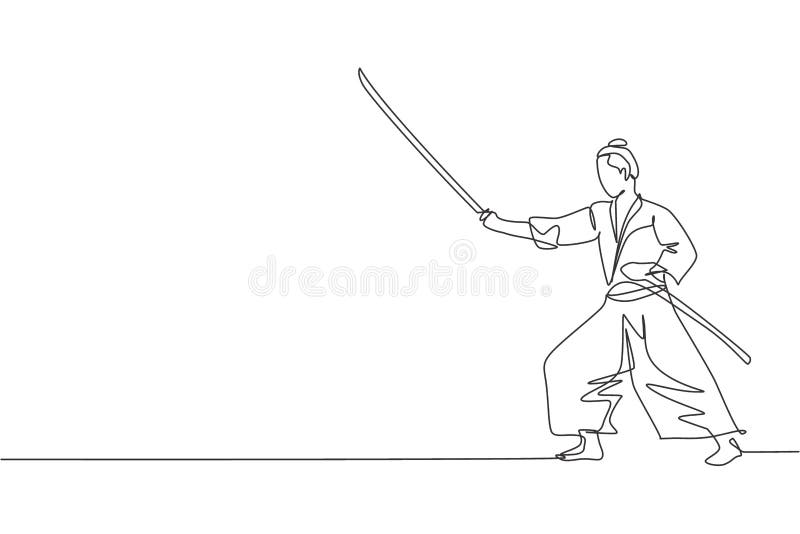 Samurai Stance Vintage Stock Illustrations – 8 Samurai Stance Vintage ...