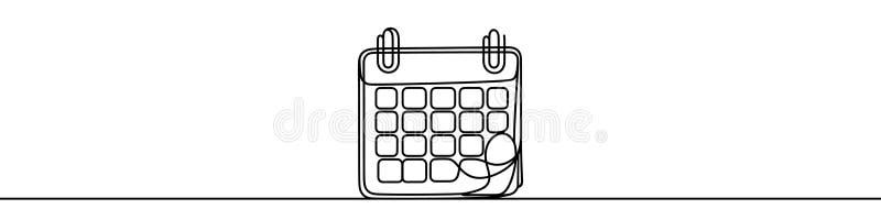 Continuous Calendar Stock Illustrations – 1,842 Continuous Calendar ...