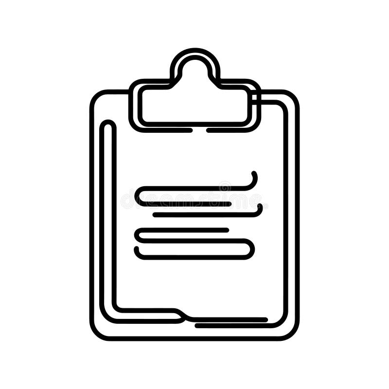 One Continuous Line Illustration of a Checklist. Line Art of a ...