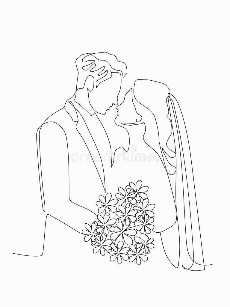 Black Couple Line Art Stock Illustrations 17 183 Black Couple Line