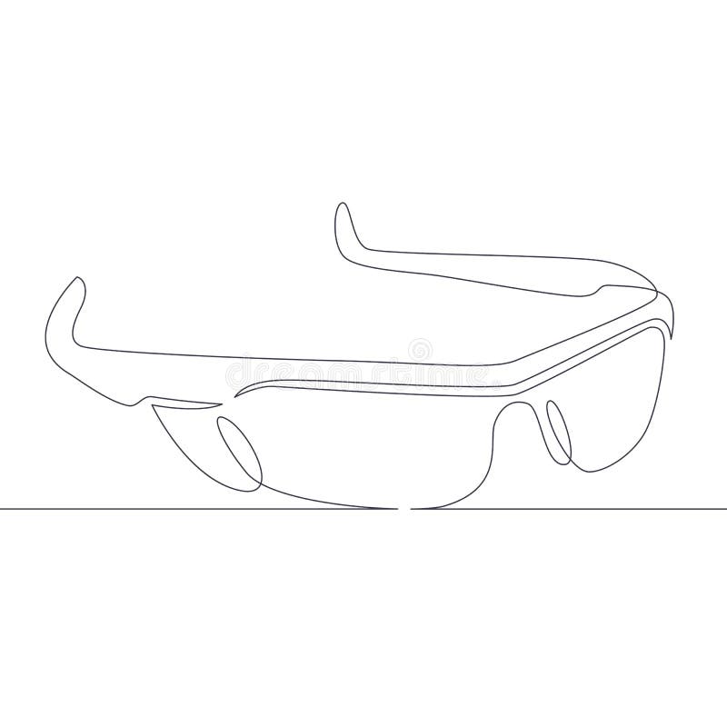 One Continuous Single Drawn Line Art Doodle Augmented Reality Glasses ...
