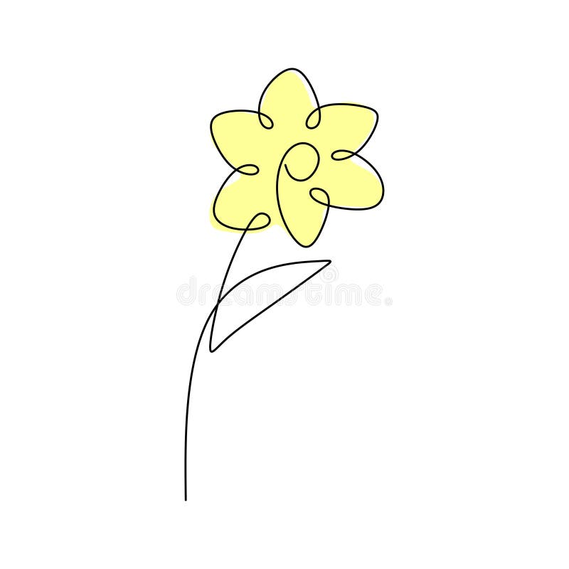 Single Daffodil Stock Illustrations – 384 Single Daffodil Stock ...