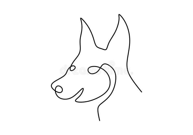 One Line Dogs Stock Illustrations – 227 One Line Dogs Stock ...