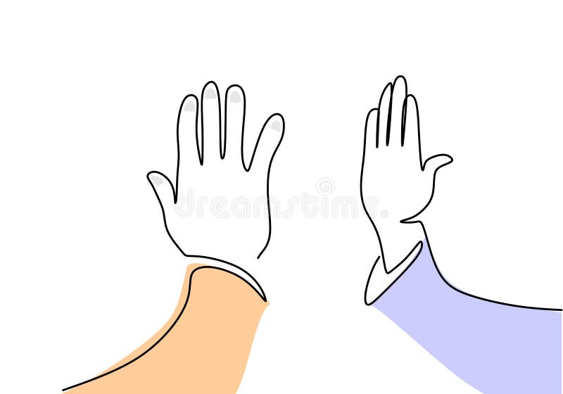 High Five Hands Logo Stock Illustrations – 171 High Five Hands Logo ...