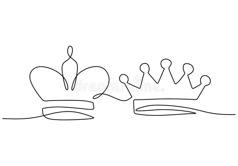 One Line Drawing King Stock Illustrations – 462 One Line Drawing King ...