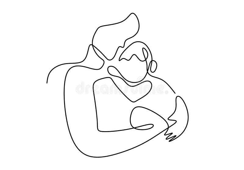 Hug Minimalist Stock Illustrations – 539 Hug Minimalist Stock ...