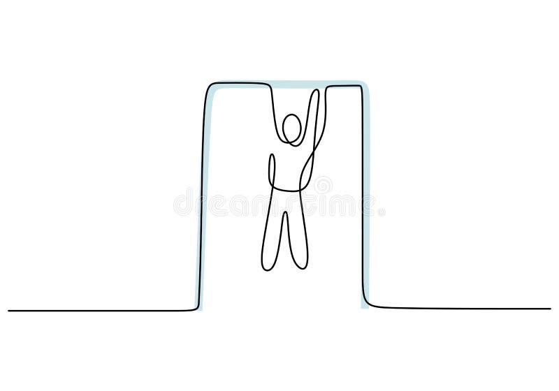 One Continuous Single Line Hand Drawing of Playgroup Games with Kid ...