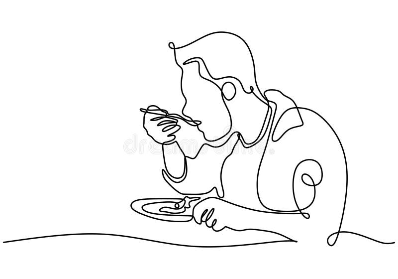 Single Line Food Stock Illustrations – 38,411 Single Line Food Stock ...