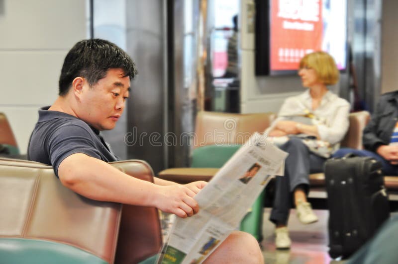 One corner in airport editorial photography. Image of anxious - 41841037