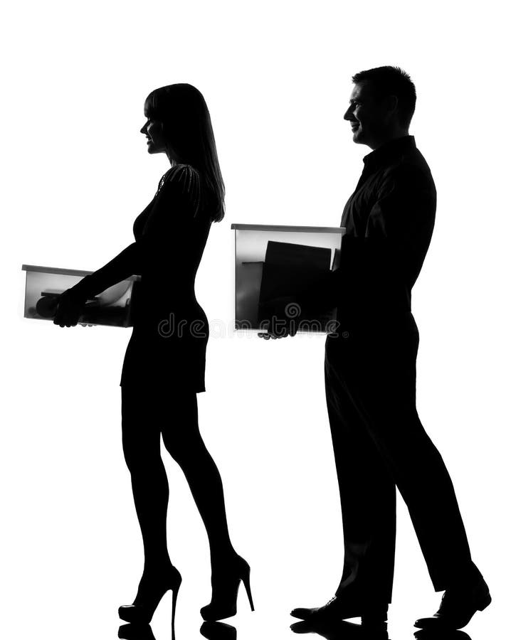 Couple lookin into box stock image. Image of domestic - 6501449