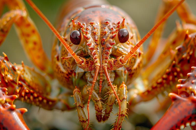 One crayfish close up stock illustration. Illustration of prepared ...