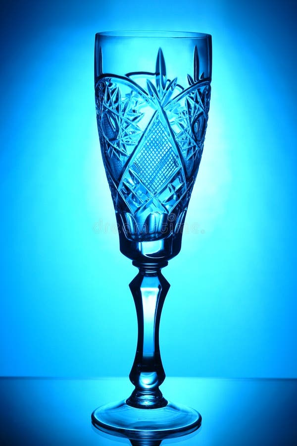 One crystal glass stock photo. Image of toned, glass - 13249242