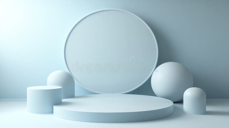 One Cylinder Forms the Center of this Abstract Geometric Shape Pattern ...