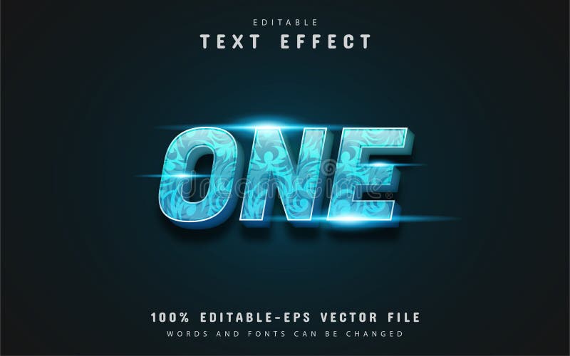 Gradient Text Effect Featuring Astro Style. Text Fonts Stock Vector ...