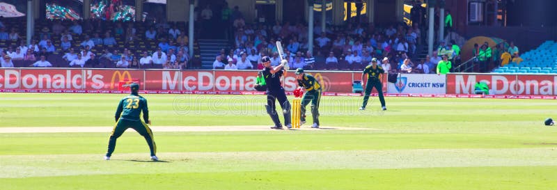 One Day International Cricket Match between Austra Editorial ...