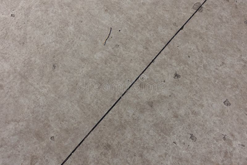 One Diagonal Joint between Two Gray Concrete Slabs Stock Photo - Image ...