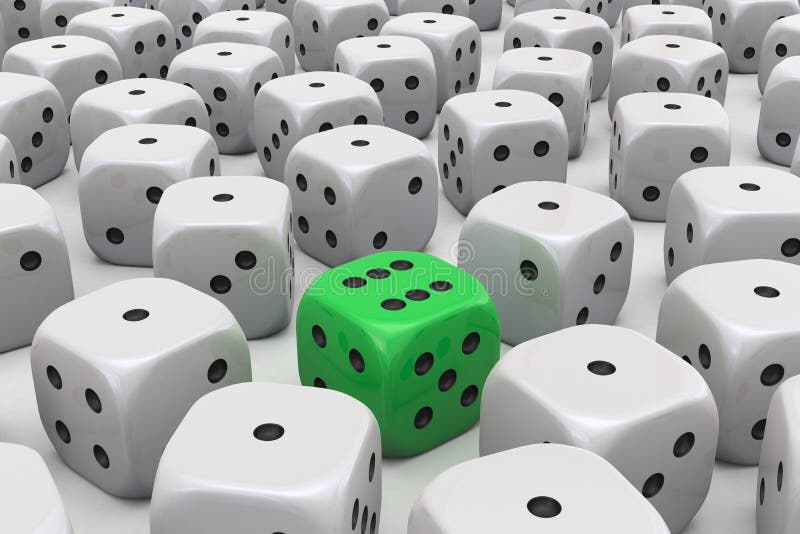 Many Dice stock illustration. Illustration of plenty - 42162015