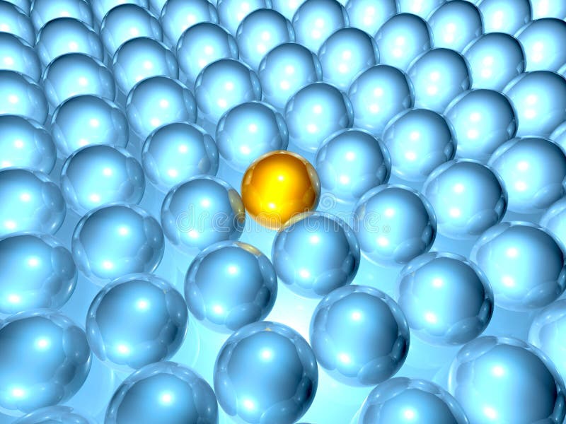 One is different stock illustration. Illustration of digital - 19569170