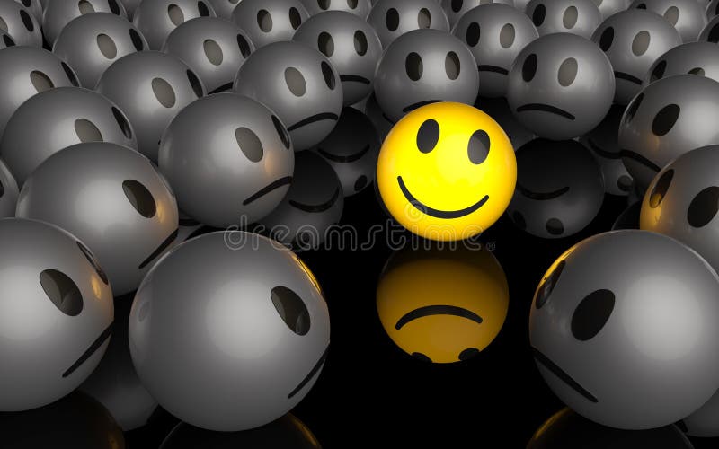 One is different stock illustration. Illustration of differences ...