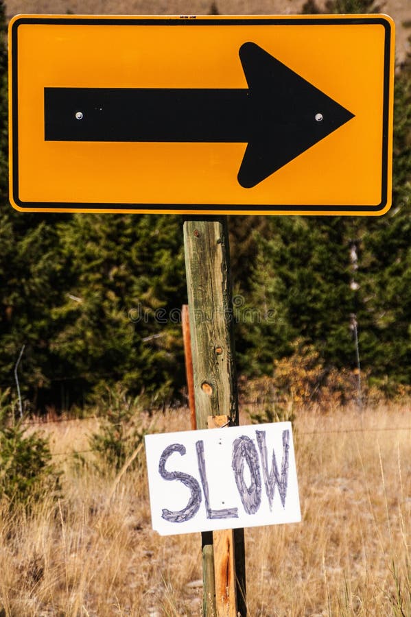 One Direction Large Arrow Sign Stock Image - Image of signage, notice ...