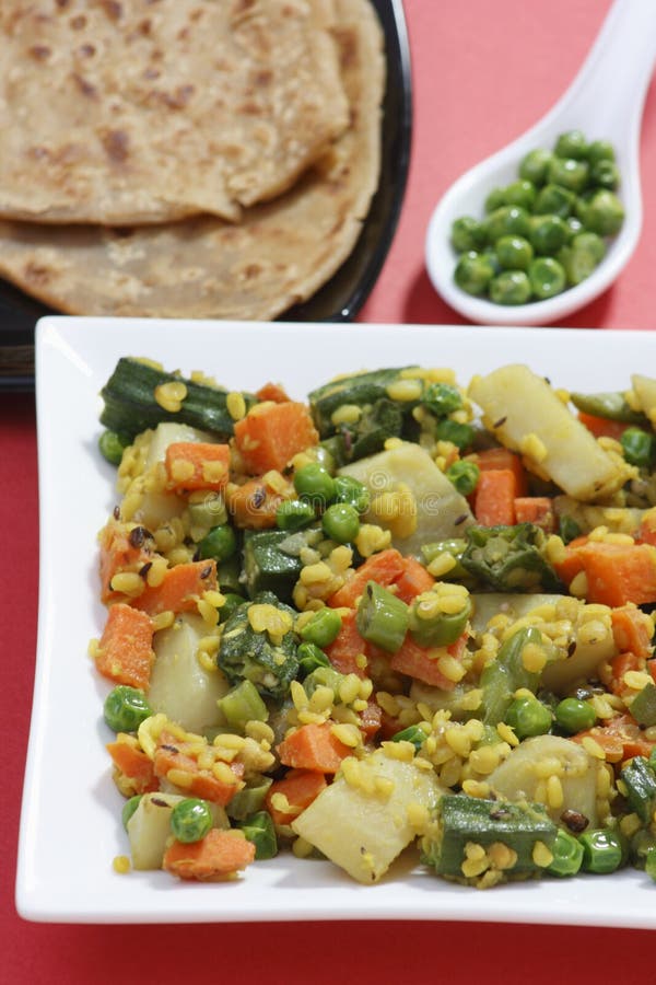 One Dish Dal is a Combination of Wheat, Lentils and Fresh Spices Stock ...