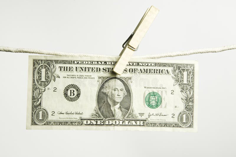 One dollar isolated stock image. Image of paper, sign, isolated - 359575