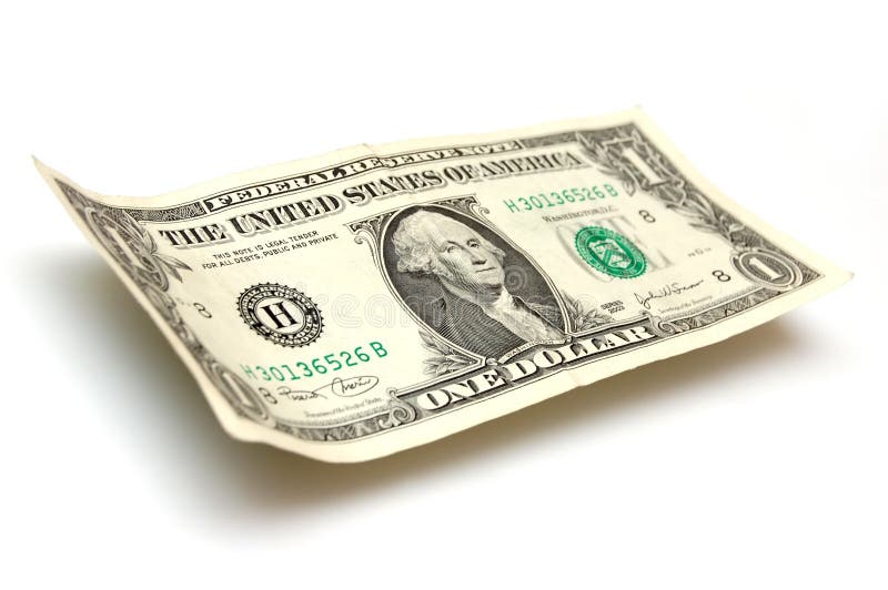 One Dollar Bill stock image. Image of treasury, money - 1369201
