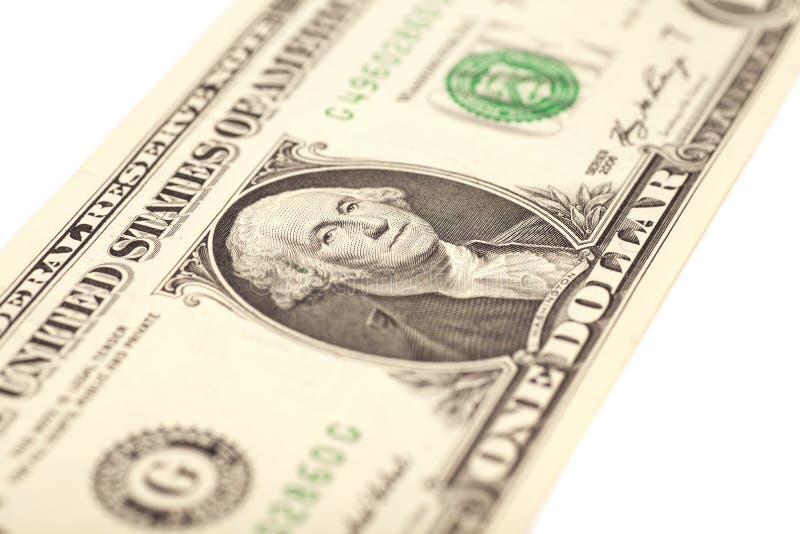 One dollar bill stock image. Image of financial, america - 55971523