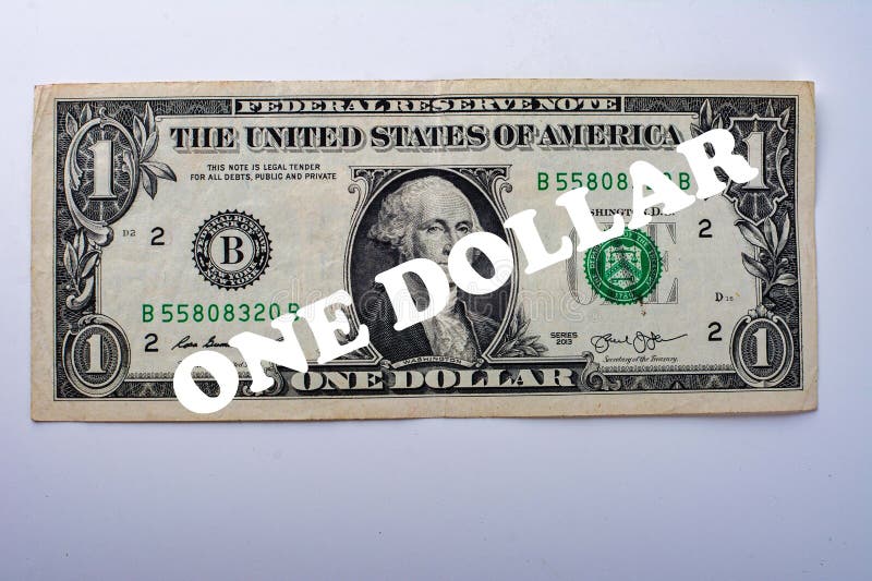 One Dollar Bill.USD Banknotes, Isolated Stock Photo - Image of finance ...