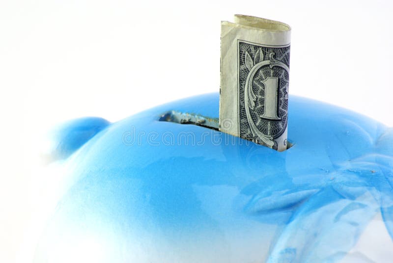 One Dollar Saved stock photo. Image of future, slot, cost - 4165464