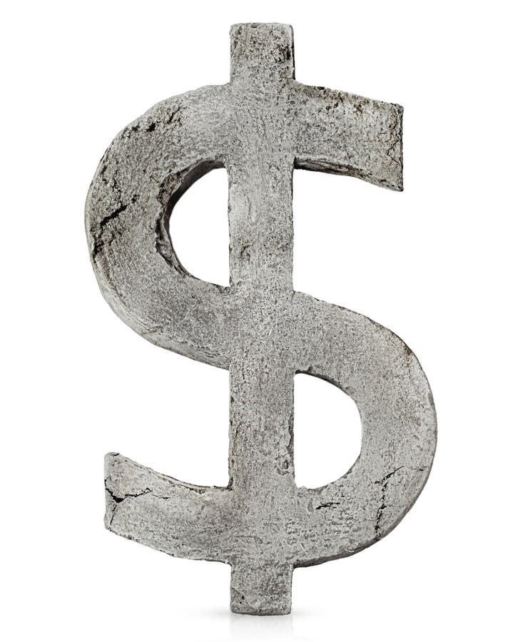 One dollar sign stock image. Image of currency, finance - 249974175