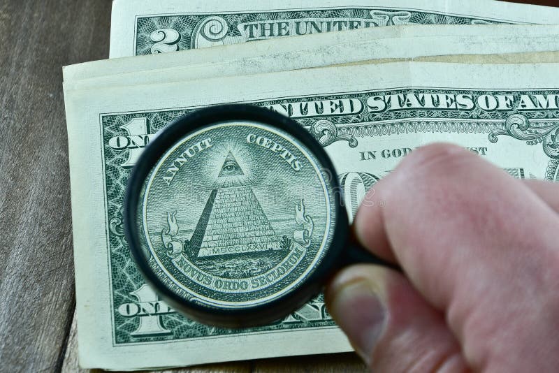 US One Dollar Bill, Back Side Stock Image - Image of pocket, paper ...