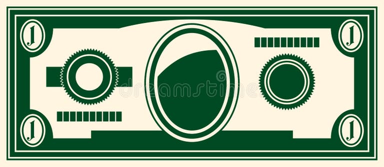 One dollar stock vector. Illustration of design, isolated - 44953444