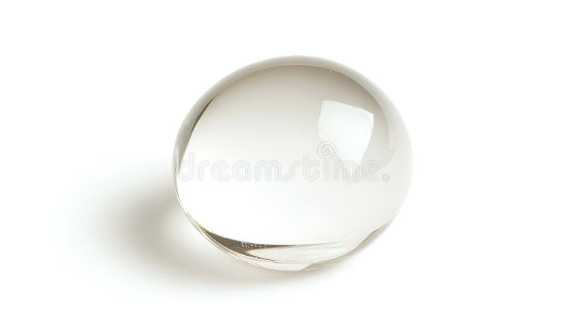 One Drop of Pure Water Isolated on White Stock Photo - Image of simple ...