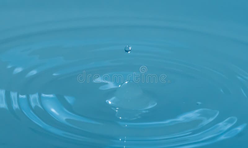 One drop of water stock photo. Image of figur, blue, rainy - 92356922