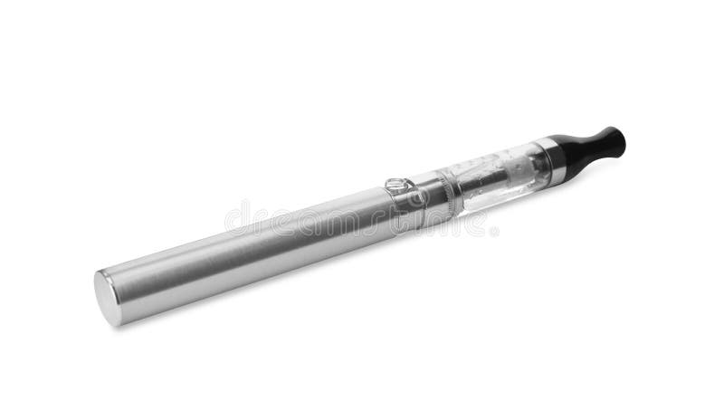 One Electronic Smoking Device Isolated on White Stock Image - Image of ...