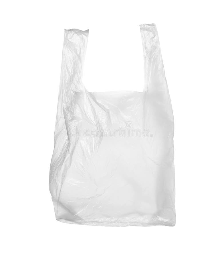 One Empty Plastic Laundry Basket Isolated on White Stock Image - Image ...