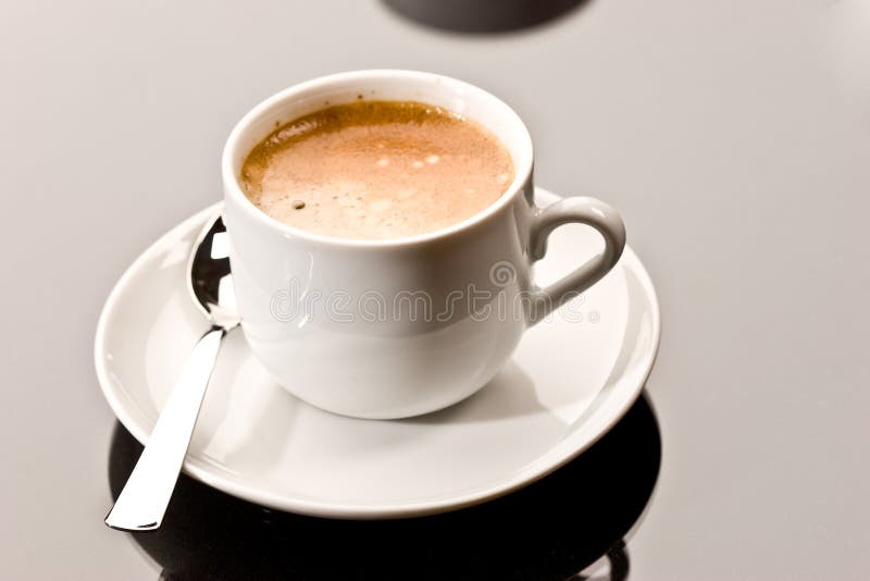 One espresso stock image. Image of drink, black, coffeecup - 5346943