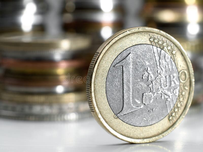 One euro stock image. Image of macro, payment, property - 14439461