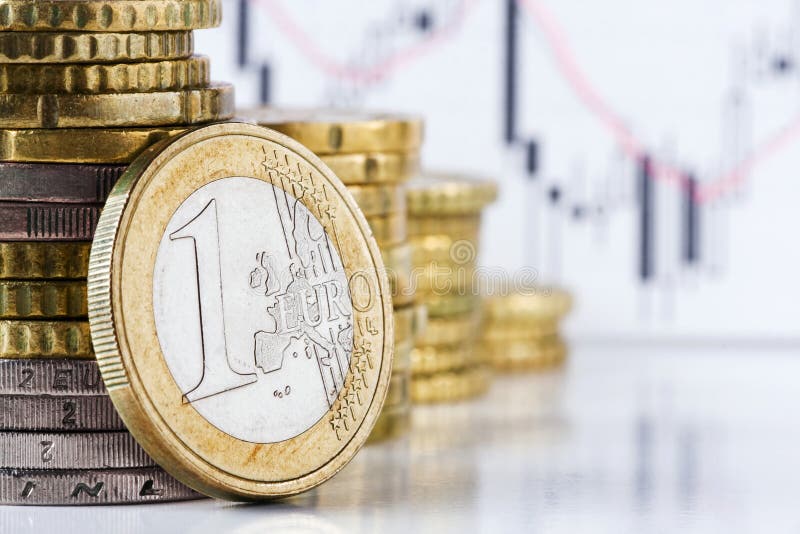 One euro. stock image. Image of funds, capital, loan - 19432205