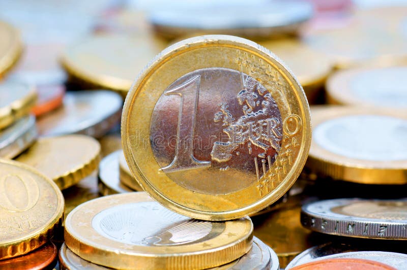One Euro stock photo. Image of business, institution - 22722796