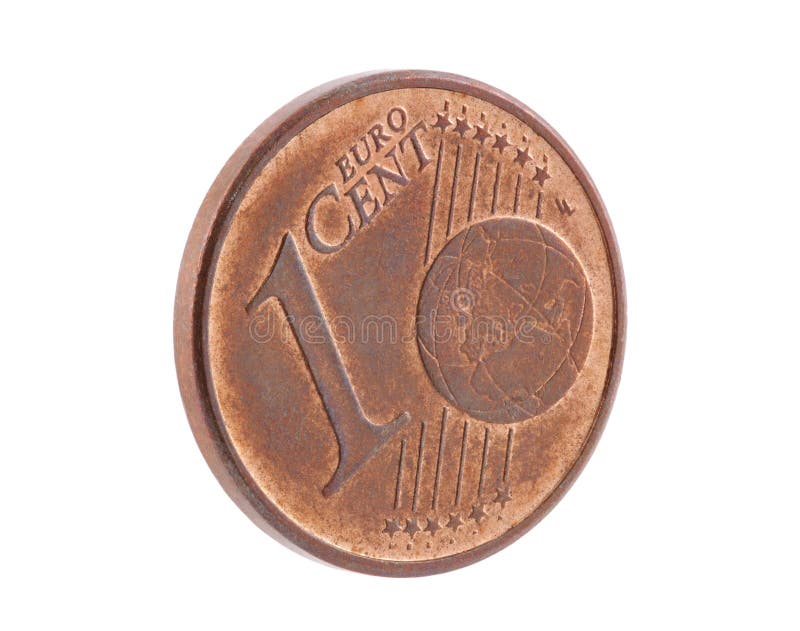 One Cent Euro coin stock photo. Image of view, balances - 12788080